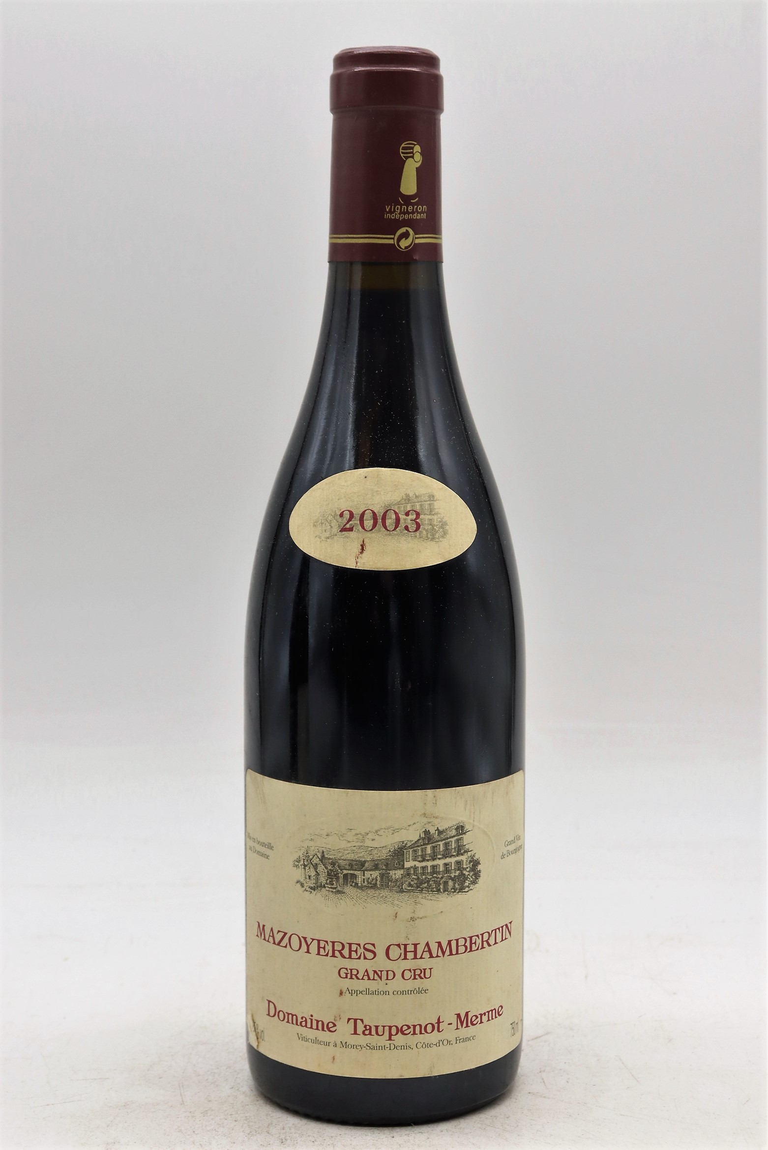 Taupenot Merme Mazoyères Chambertin 2003 - VINS & MILLESIMES