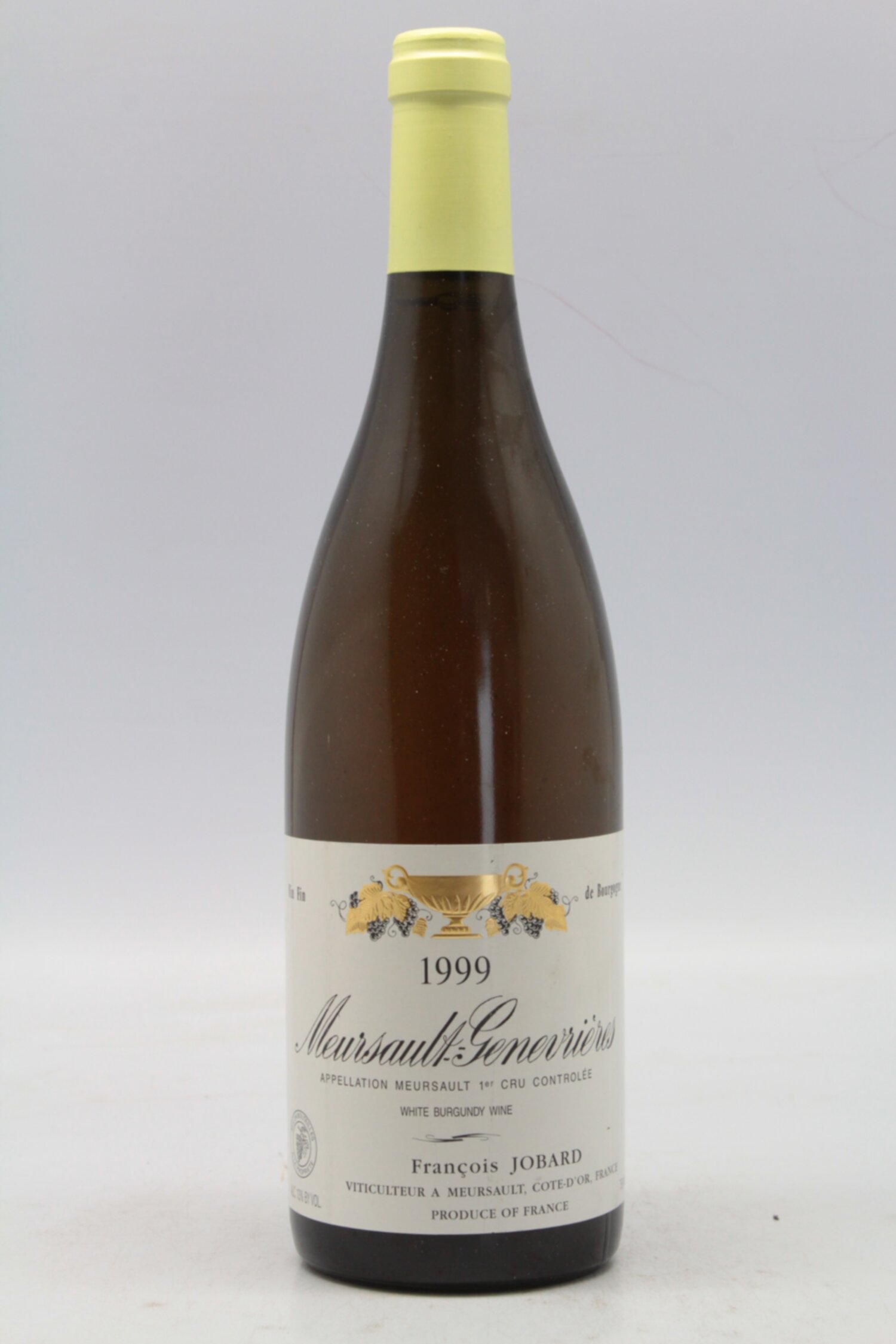 Antoine & Francois Jobard Meursault 1er cru Les Genevrières 1999 - VINS ...