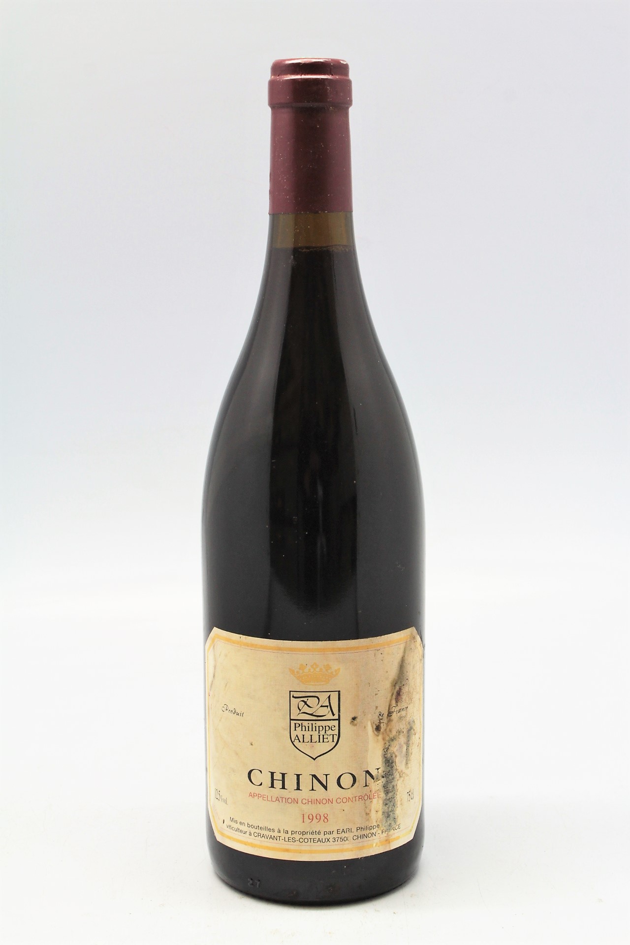 Alliet Chinon 1998 - PROMO -10% ! - VINS & MILLESIMES