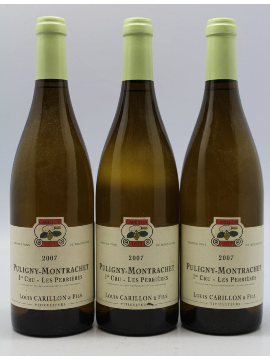 Louis Carillon Puligny Montrachet 1er cru Perrières 2007