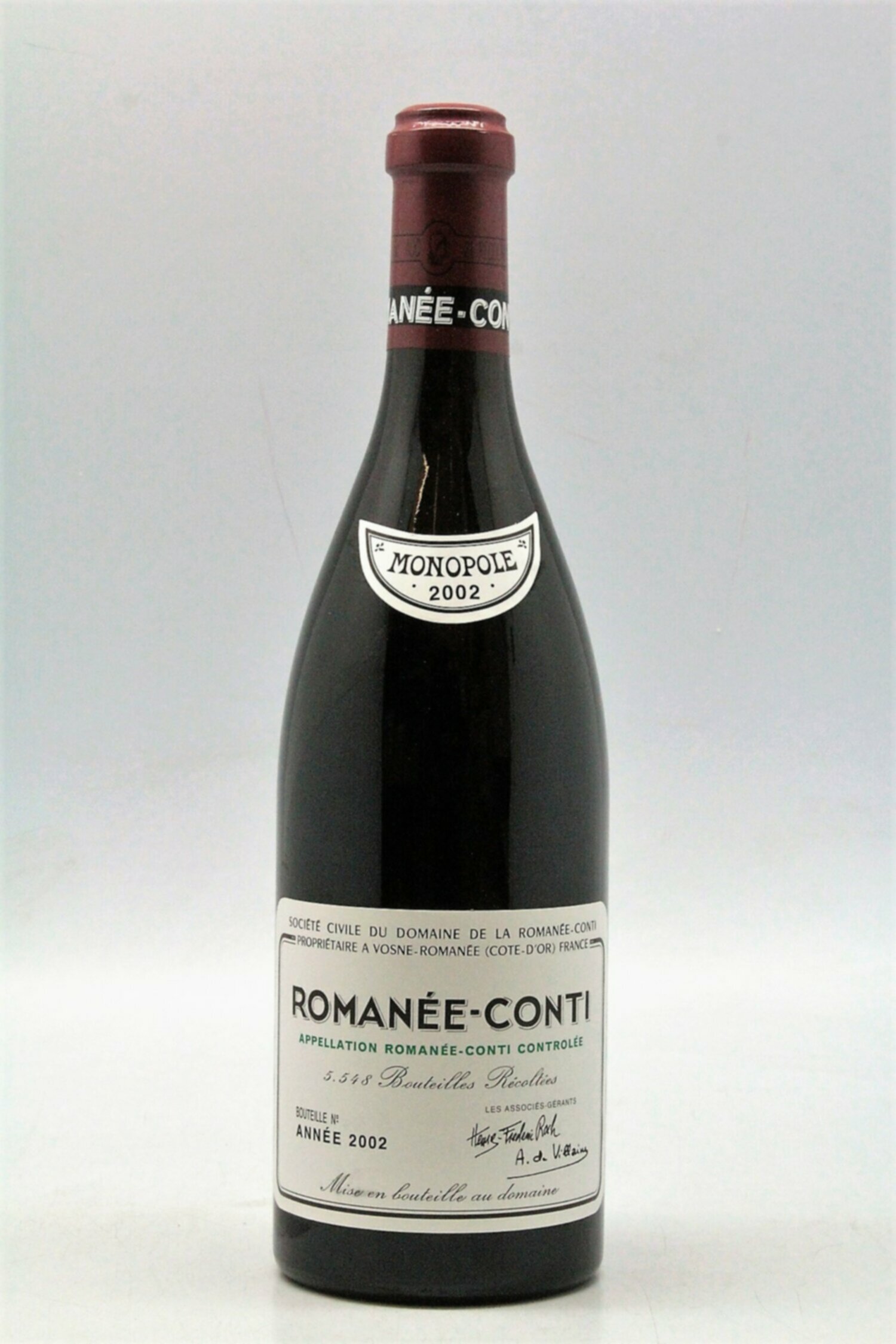 Romanée Conti La Romanée Conti 2002 - VINS & MILLESIMES