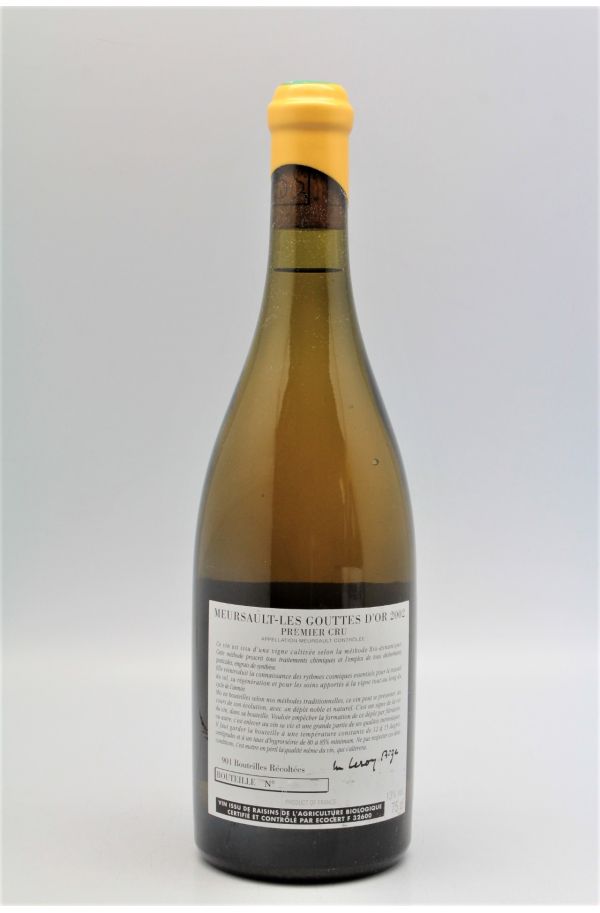 Domaine Dauvenay Meursault 1er Cru Les Gouttes Dor 2002