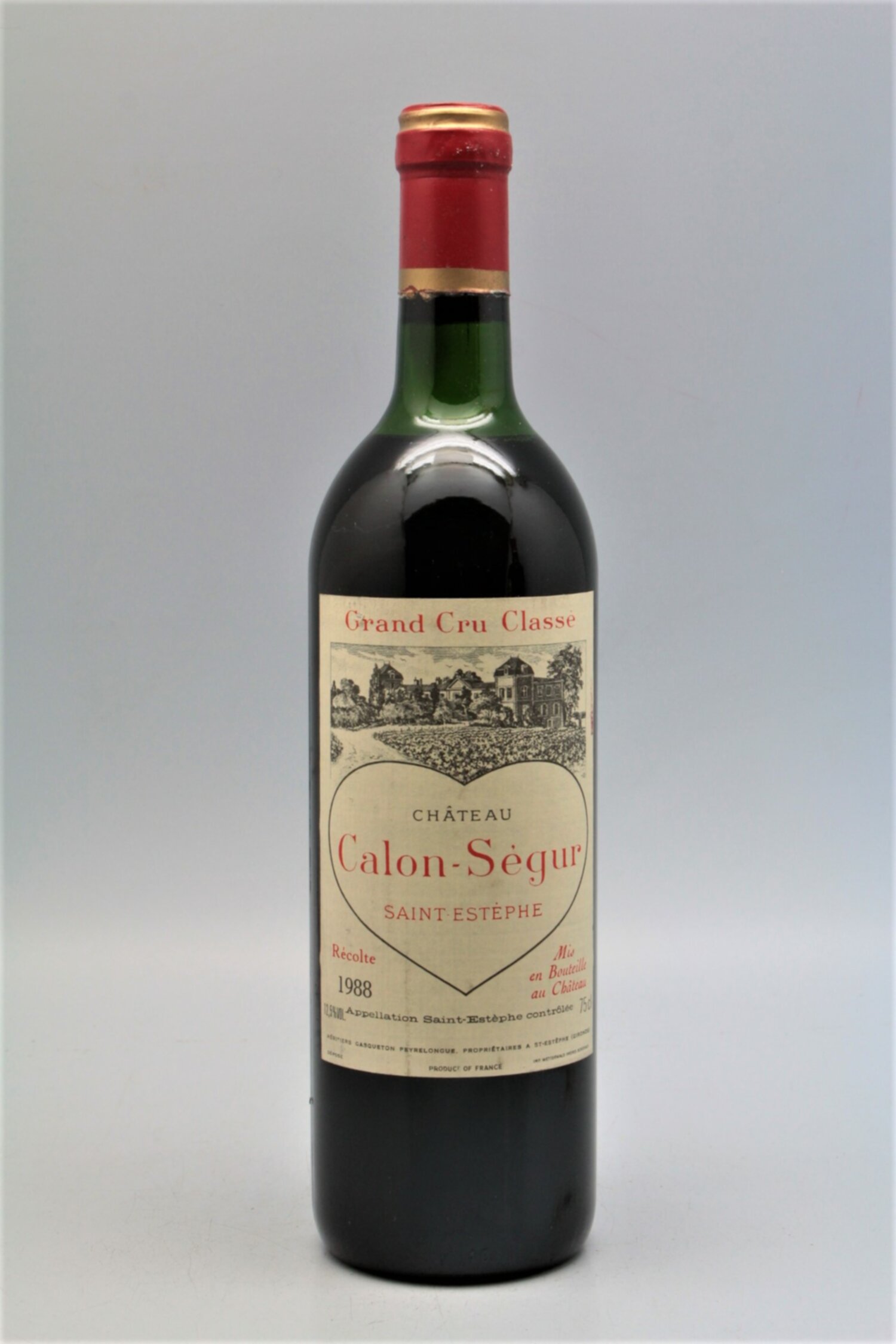Calon Ségur 1988 - PROMO -10% ! - VINS & MILLESIMES