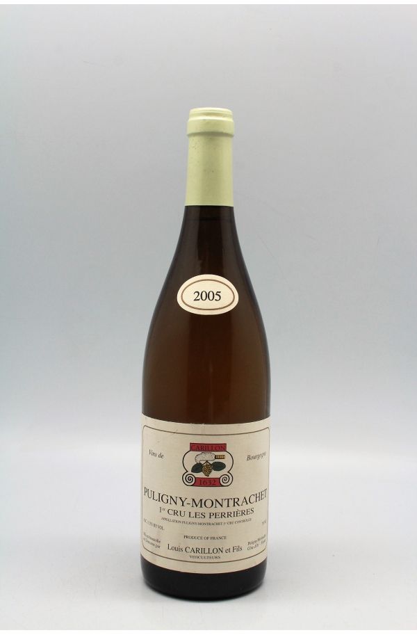 Louis Carillon Puligny Montrachet 1er cru Perrières 2005