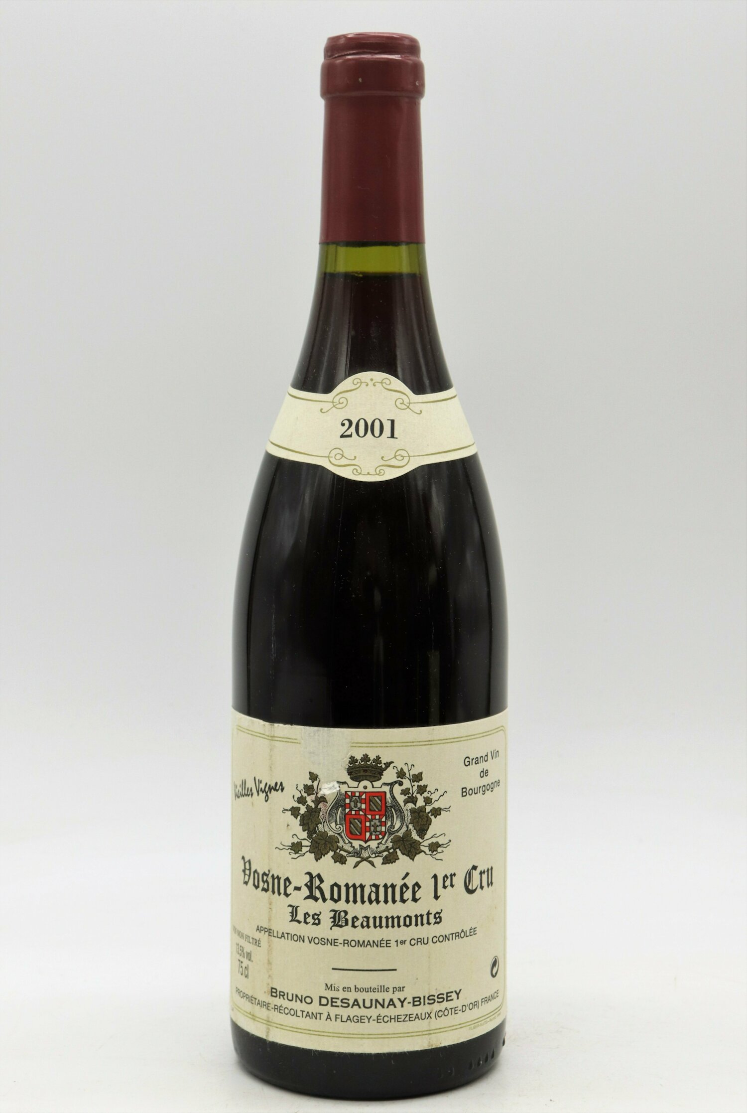 Bruno Desauney Bissey Vosne Romanée 1er cru Les Beaux Monts 2001 - VINS ...
