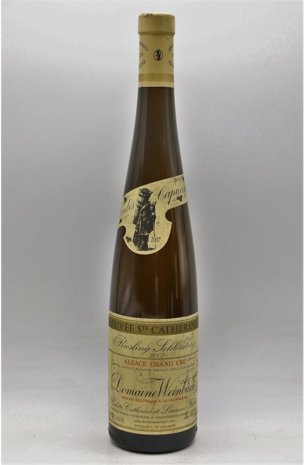 Weinbach Alsace Grand cru Riesling Schlossberg Cuvée Ste Catherine 2007
